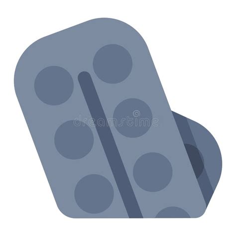 Packs Pills Icon Medical Flat Vector Stock Vector Illustration Of