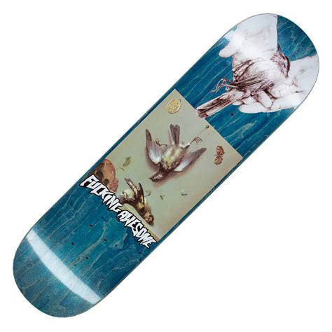 Fucking Awesome Birds Blue Stain Skateboard Deck 8 25 Skateboards