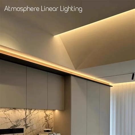 45° Oblique Beam Led Alumium Profile V Type Top Corner Ceiling Flush