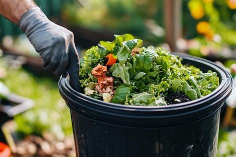Implementing Composting Programs In Residential Ar Generative Ai Premium Ai Generated Image