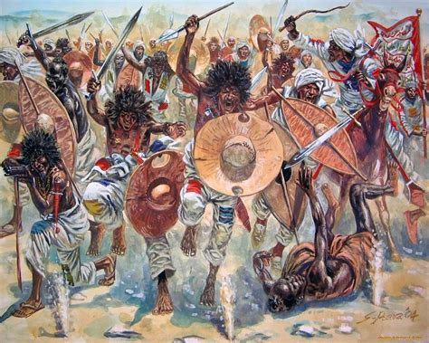 Charging Dervishes Mahdist War‎ Egypt And The Sudan Wars 1882 1898