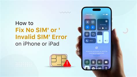How To Fix No Sim Or Invalid Sim Error On Iphone Or Ipad Techtouchy