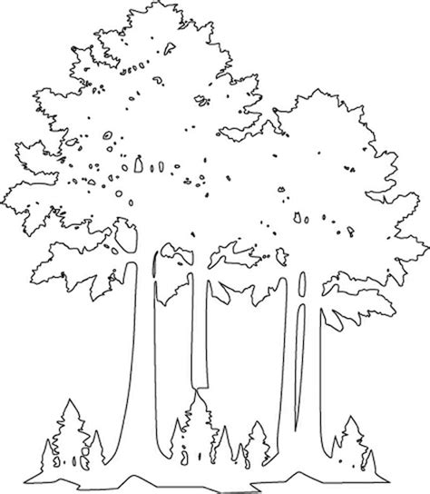 Premium Vector Thick Forest Sketch
