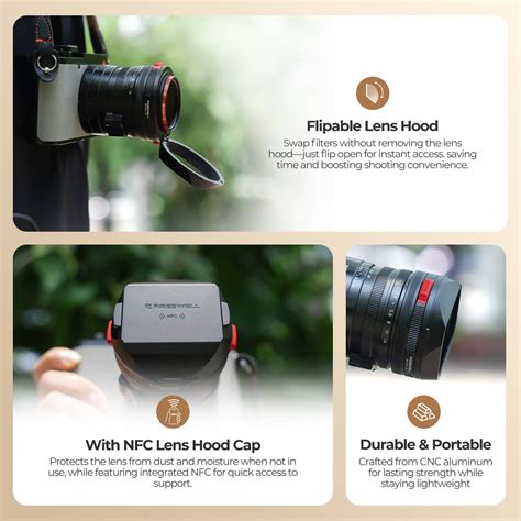 Filtro Cpl E Mist Integrato Freewell The Real Lens Hood Filtro Ibrido