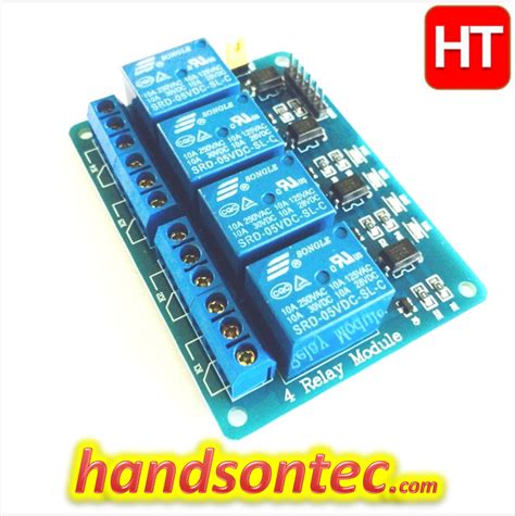 Channel V Optical Isolated Relay Module HandsOn Tech