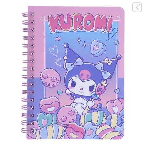 Sanrio A Twin Ring Notebook Kuromi Teasures Kawaii Limited
