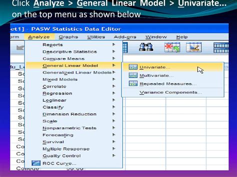Ppt Two Way Anova Consumption Pattern And Poverty Estimation Spss