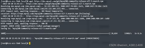 centos7安装mysql8 no package mysql server available csdn博客