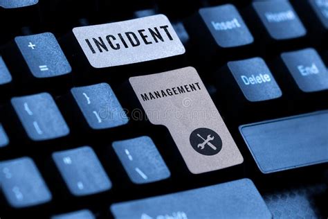 Text Sign Showing Incident Management Concept Meaning Process To Return Service To Normal