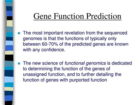 ppt the challenge of predicting gene function powerpoint presentation