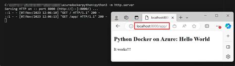 How Can I Deploy And Run A Python Web Server In An Azure App Service Via Docker Stack Overflow