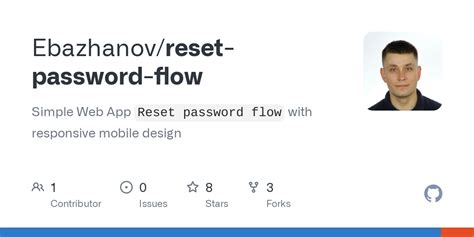 Github Ebazhanovreset Password Flow Simple Web App `reset Password Flow` With Responsive