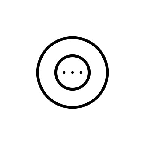 Three Dots Menu Icon Vector Perfect For Multimedia Player Interface Button And Any Purposes