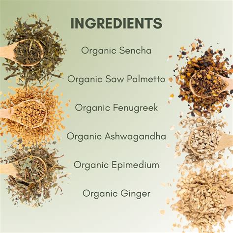 Organic Testosterone Blend Full Leaf Tea Company