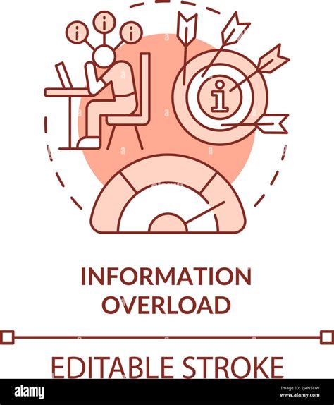 Information Overload Terracotta Concept Icon Stock Vector Image And Art Alamy