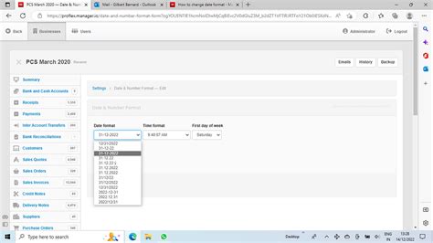 Date Format Changed Manager Forum