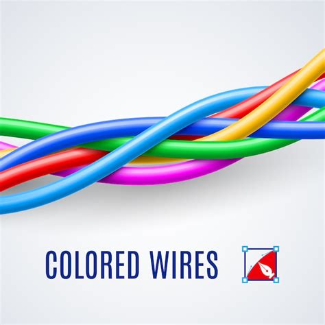 Premium Vector Interwoven Plastic Wires