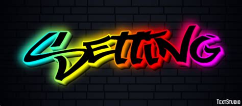 Setting Text Effect And Logo Design Word