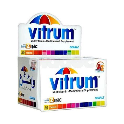 Vitrum Multivitamin Tablet 30 Tablets Umar Pharmacy Online