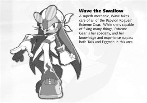 Image Tagged With Wave The Swallow Sonic Riders Sonic The Hedgehog