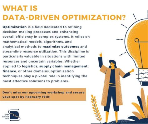 Datascience Optimization Efficiency Datasciencehub Data Science Hub