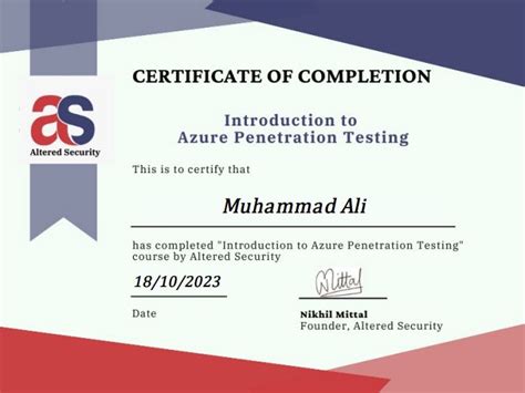 Muhammad Ali On Linkedin Cybersecurity Ethicalhacking Azure Pentest