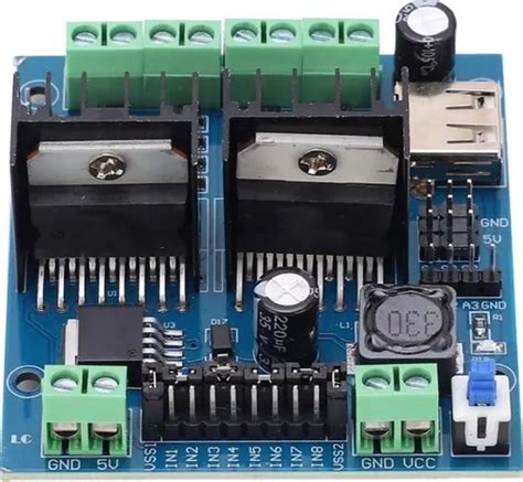comprar módulo l298n 4 canales controlador de motores pap arduino