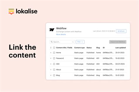 Lokalise App Webflow Apps And Integrations