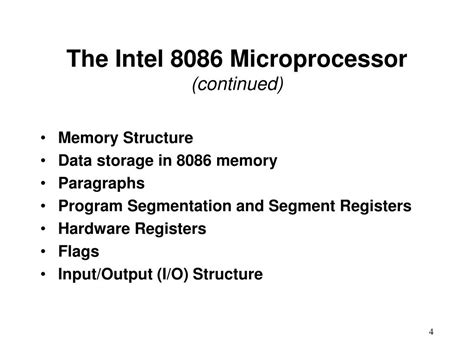 PPT Comparison Of Intel Microprocessor 8086 386 486 Pentium II PowerPoint Presentation ID