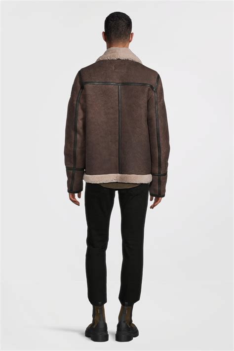 Pme Legend Leren Lammy Coat Winterjas Ceptor 3 0 8038 Black Olive Wehkamp