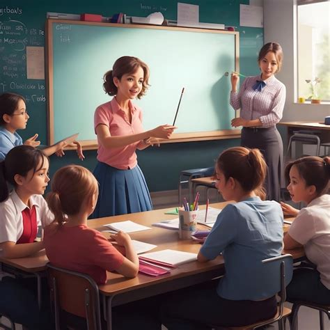 Premium Photo The Concept Involves The Activities Of Teachers And