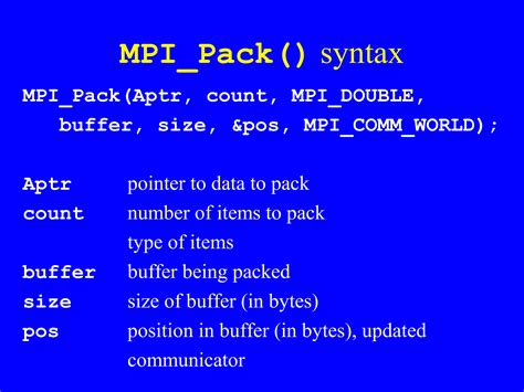 Message Passing Interface Ppt Programming Languages Computing