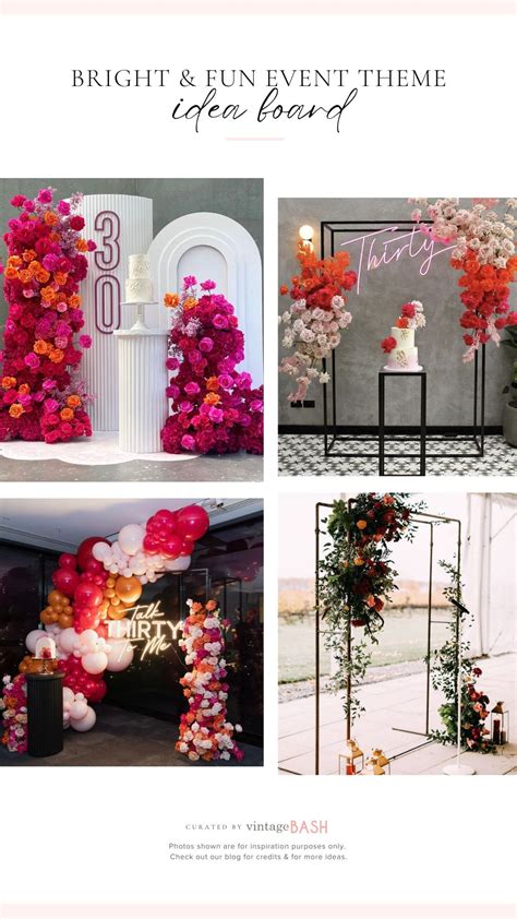 Bright And Fun Theme Ideas Inspirations For Adult Events VintageBash