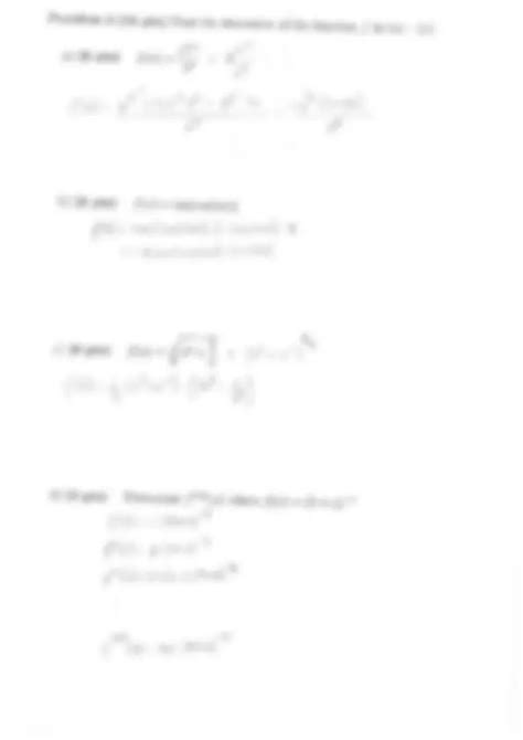 Domain Calculus Solved Exam Exams Calculus Docsity