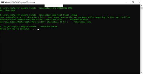 Help I Can T Build The Game Issue ShadowMario FNF PsychEngine GitHub