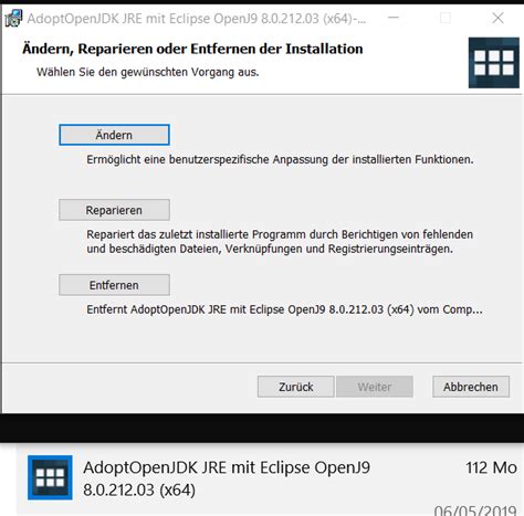 Language Jre Adoptopenjdk 8 Openj9 · Issue 101 · Adoptiuminstaller