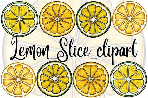 Lemon Slice Png Clipart