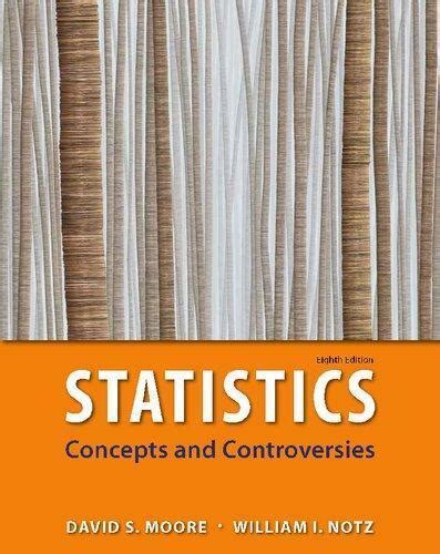 Statistics Concepts And Controversies 8th Edition Auckoo Store