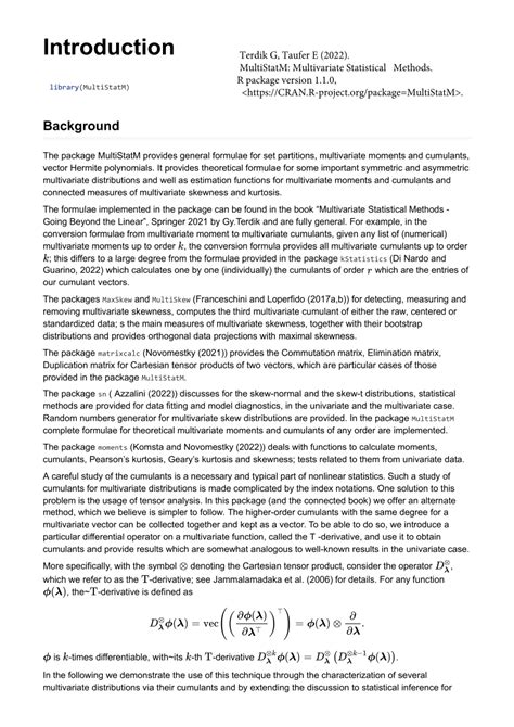 pdf vignette multistatm r package