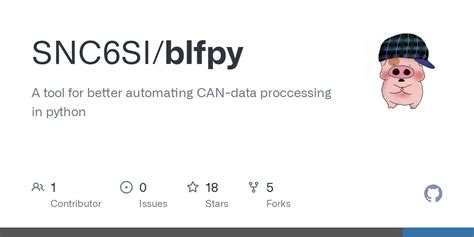 Github Snc6siblfpy A Tool For Better Automating Can Data