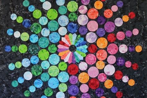Circling Circles Quilt Geodes Fabric Circle Quilts Circle Quilt