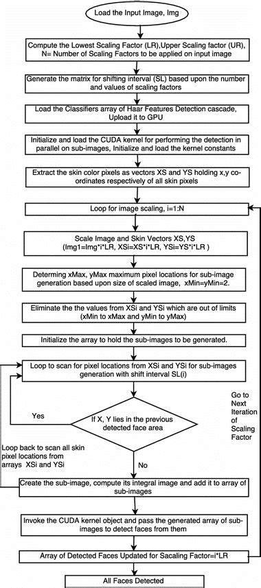 Flowchart Face Detection Process Download Scientific Diagram