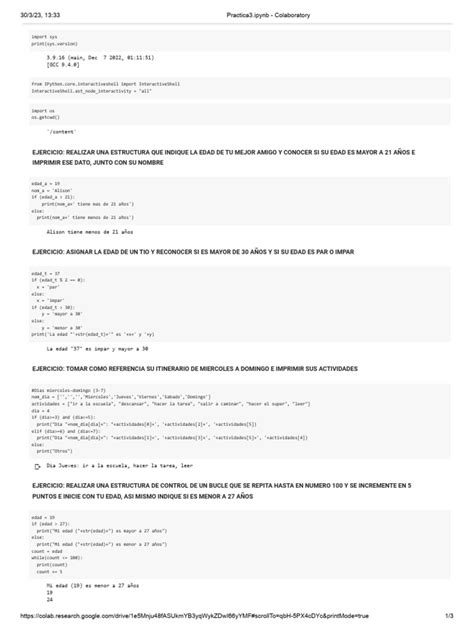 Practica 5 Ejemplos En Python Pdf