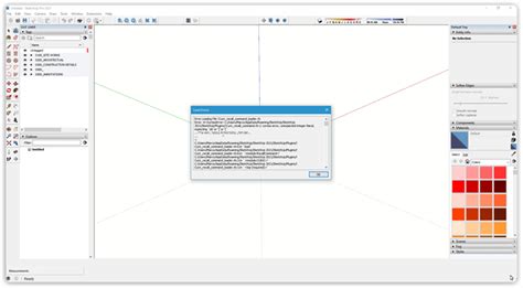 extensions load error extensions sketchup community