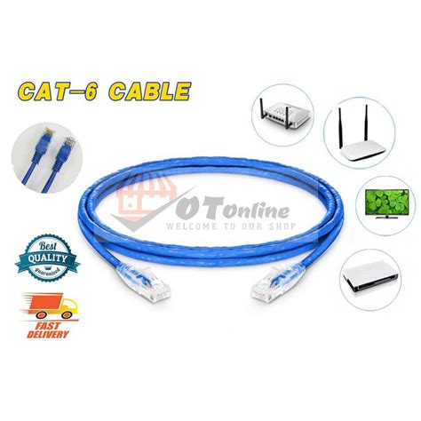 [𝐇𝐢𝐠𝐡 𝐐𝐮𝐚𝐥𝐢𝐭𝐲]💥 3m ~ 30m 💥 Cat 6 Lan Cable 💥 Rj45 Lan Network Cable