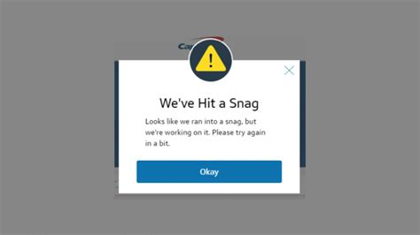 We Hit A Snag Capital One Heres The Fix