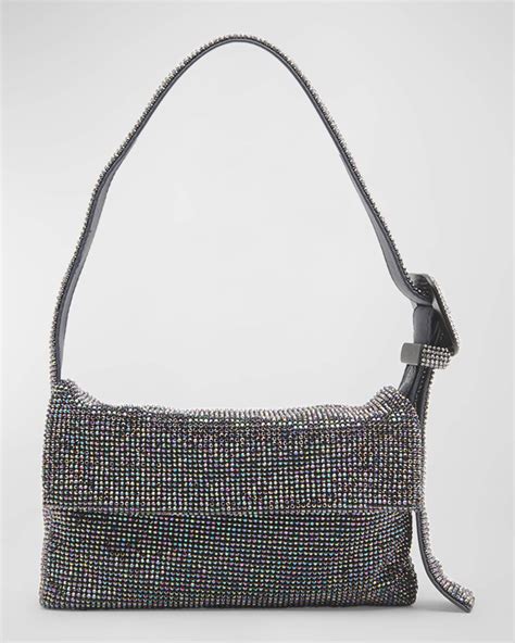 Vitty Mignon Crystal Shoulder Bag Neiman Marcus