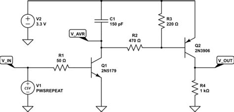 circuit design connecting low pass filtered output of one comparator