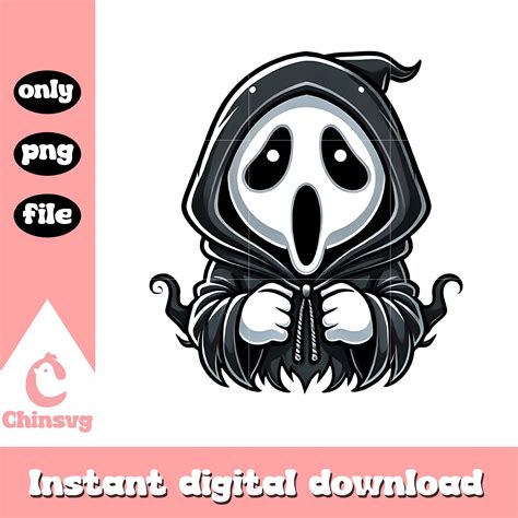 Ghostface Chibi Horror Png Ghostface Horror Character Png Chinsvg
