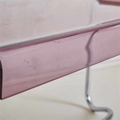 Plexiglass Desk Chair By Fabio Lenci For Formes Nouvelles Italy 197